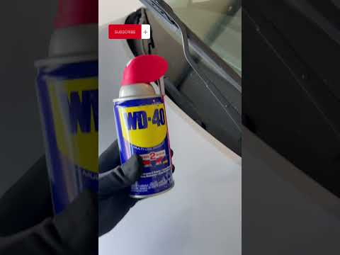 How to improve the use of your windshield wipers with WD-40? #viral #reels #shorts #video #car #tip