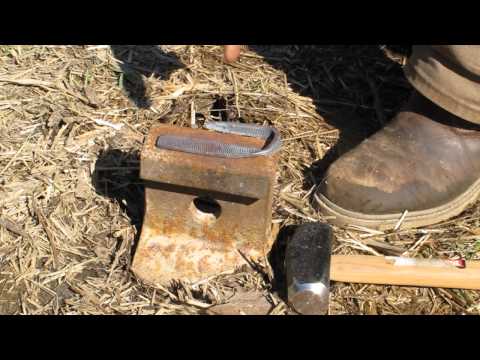 Journal of the Yurt 48 Forging a Fire Steel in the Wood Stove