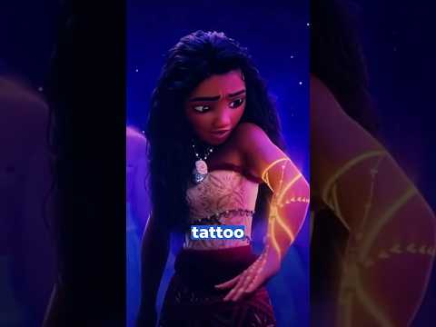 🤯The Secret of Moana’s Tattoo #shorts #disney #moana