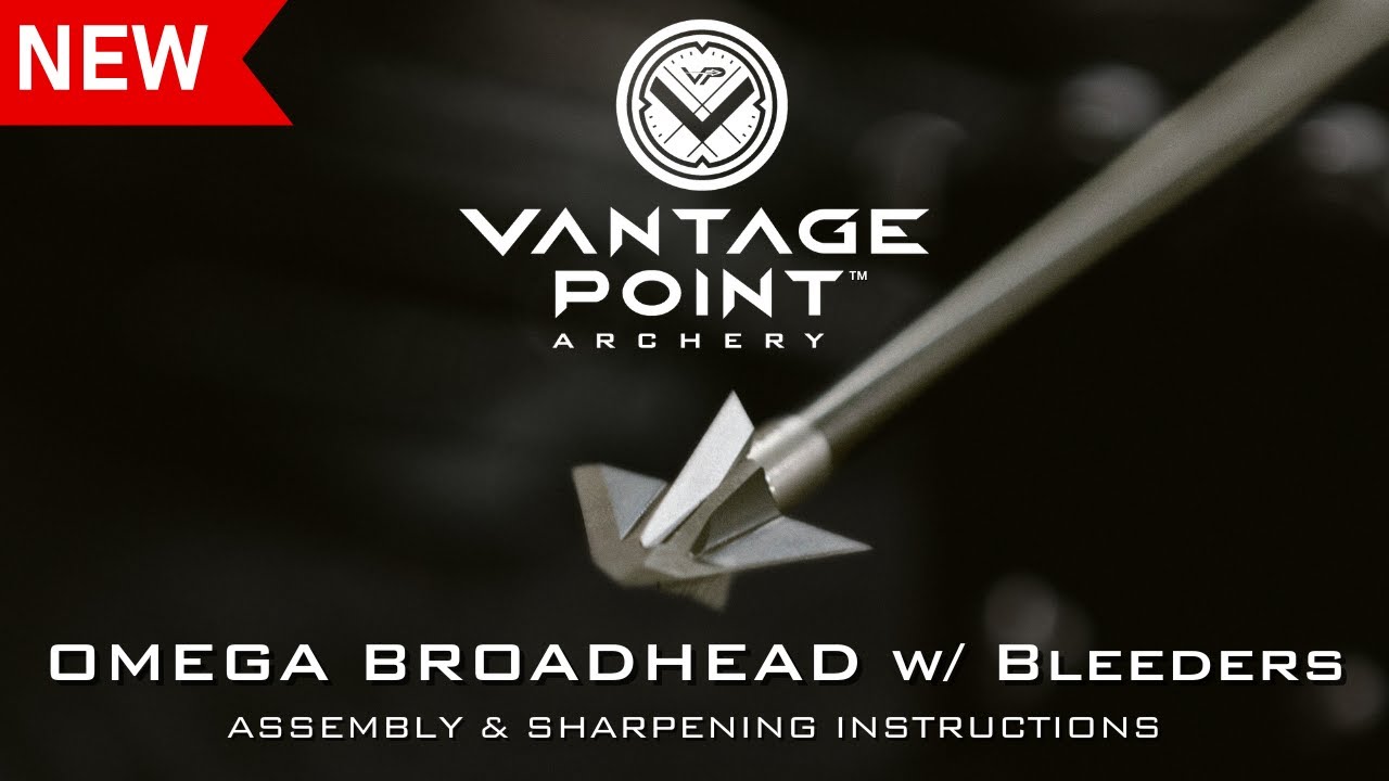 How to Sharpen Vantage Point Archery (VPA) Omega Broadhead w/ Bleeder Blades | LAYFLAT Sharpening