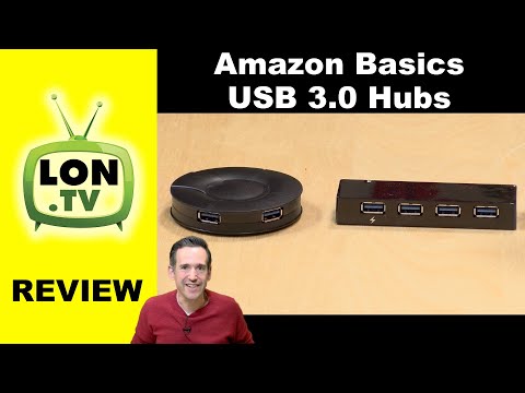 Amazon USB 3.0 Hubs Review - Slim and Round versions