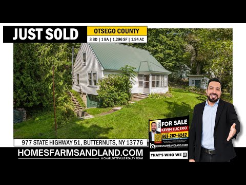 Just Sold! 977 State Highway 51 Butternuts, NY | Otsego County Real Estate with Kevin Lucero