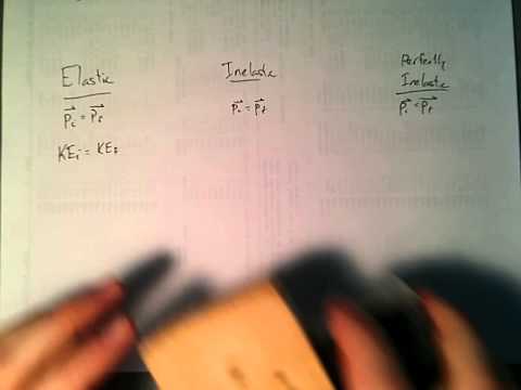How to tell the difference between elastic and inelastic collisions