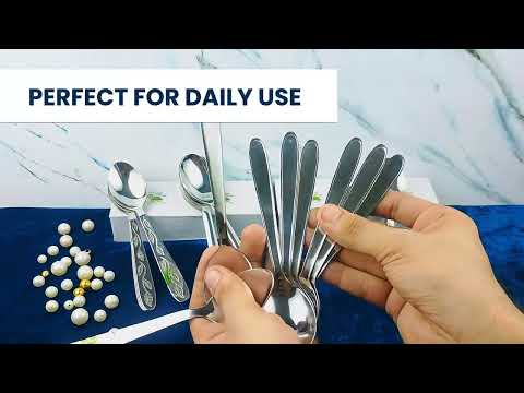 Must-Have Stainless Steel Spoon Set 2025 | 12-Piece Kitchen Essentials | Affordable & Stylish Spoons