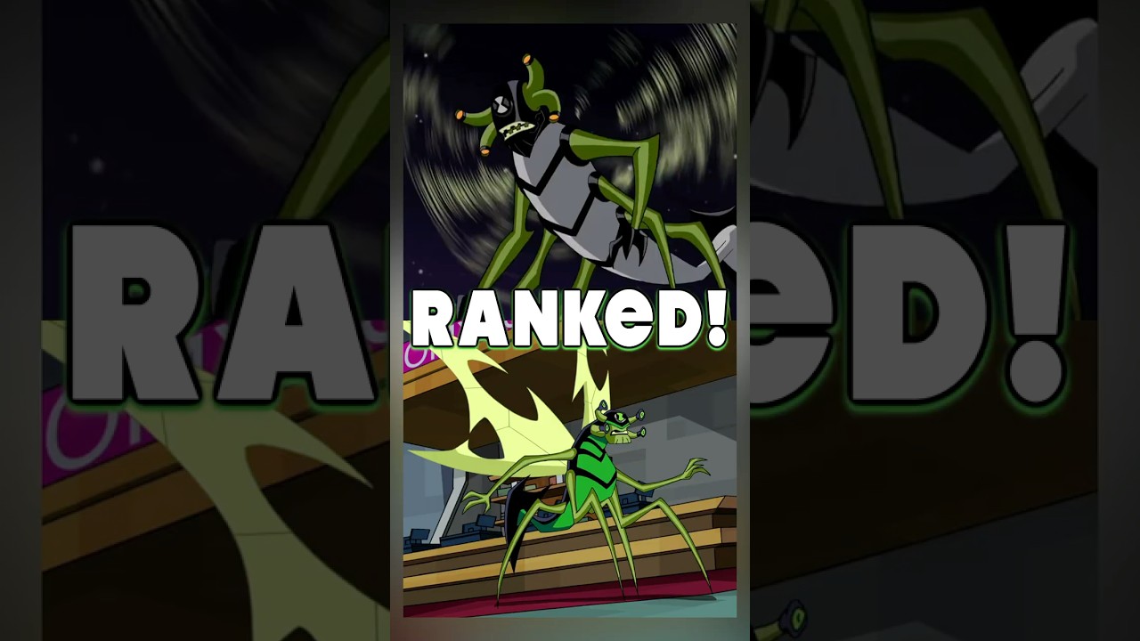 Stinkfly Ranked Worst to Best for Ben 10! #ben10 #ranking #fyp