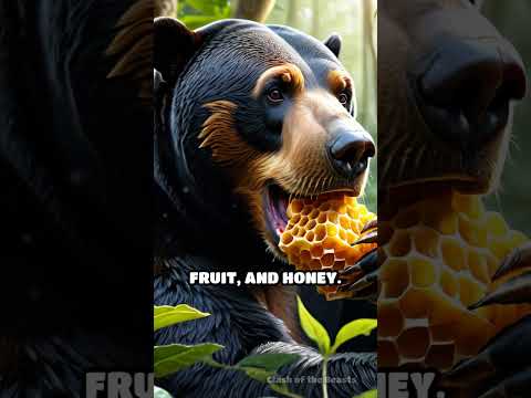 Sun Bear vs. Sloth Bear: Forest Showdown