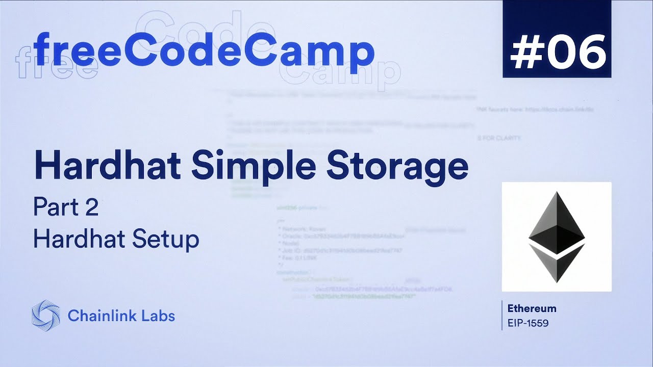 Hardhat Setup | Ultimate Web3 Solidity & Javascript Course | Lesson 6 Pt. 2