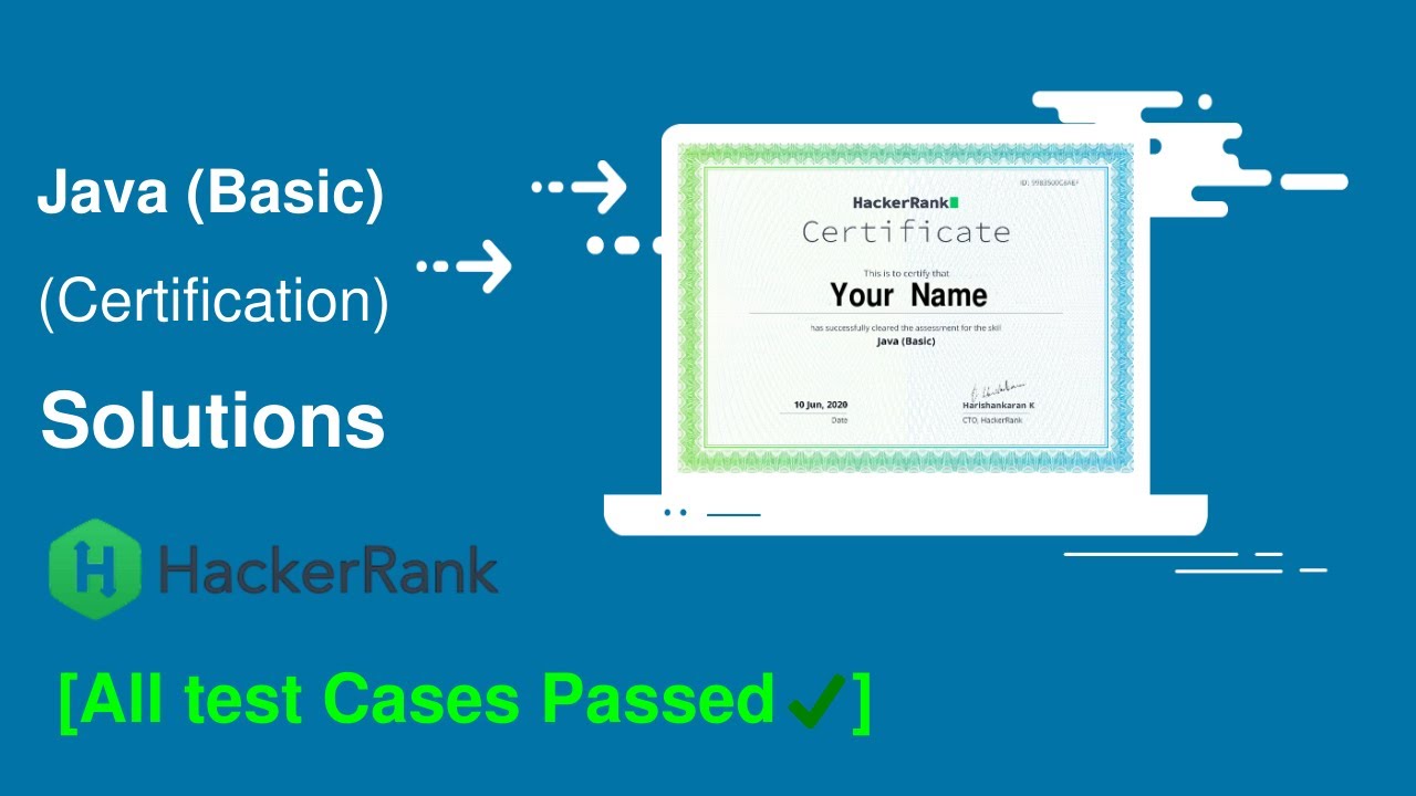 HackerRank Java (Basic) Certification Test | Solution #2