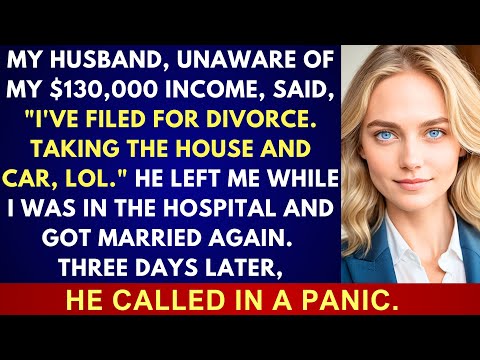 My husband didn't know I made $130K a year; he divorced me while I was in the hospital and then mar…