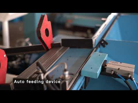 double head chamfering machine. станок для снятия фаски с двойной головкой. biseladora