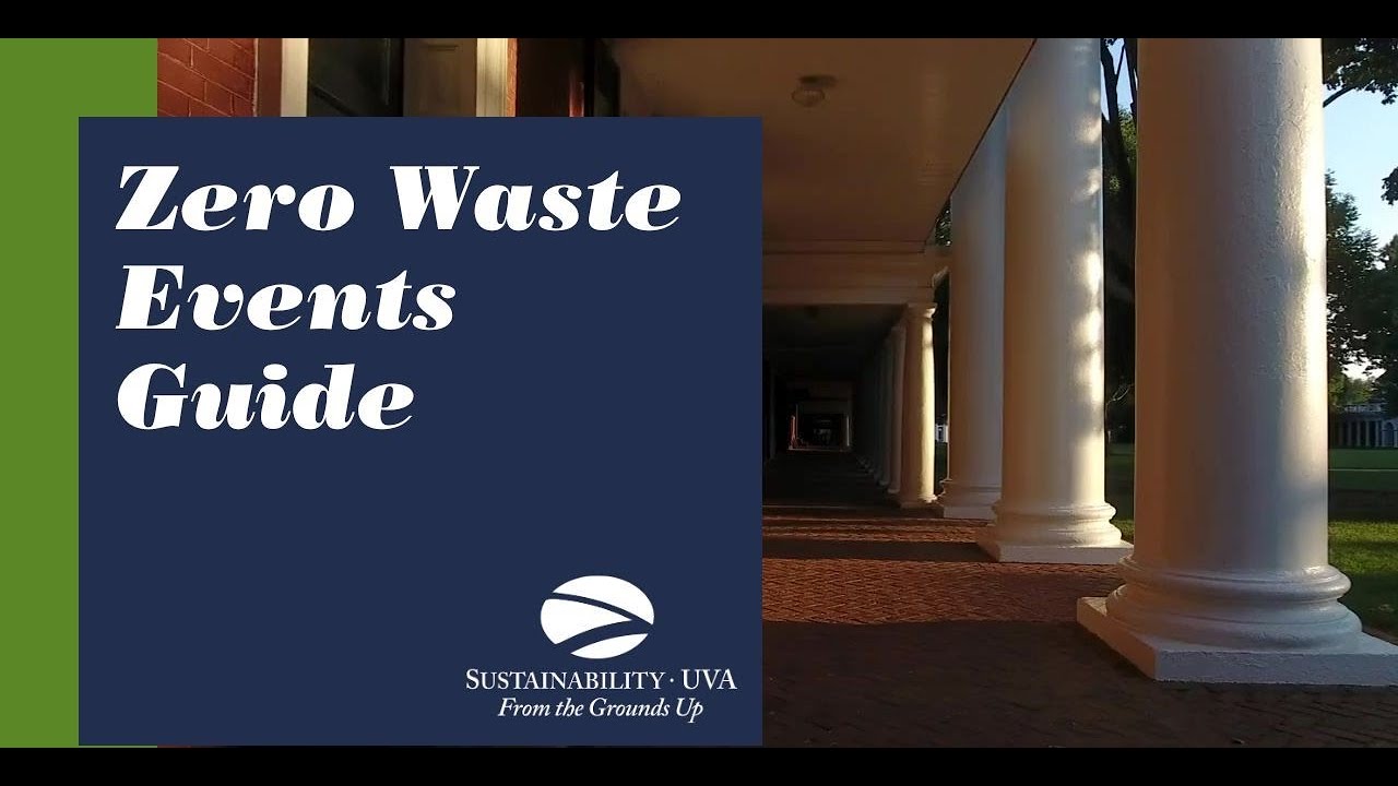 Zero Waste Events Guide Video