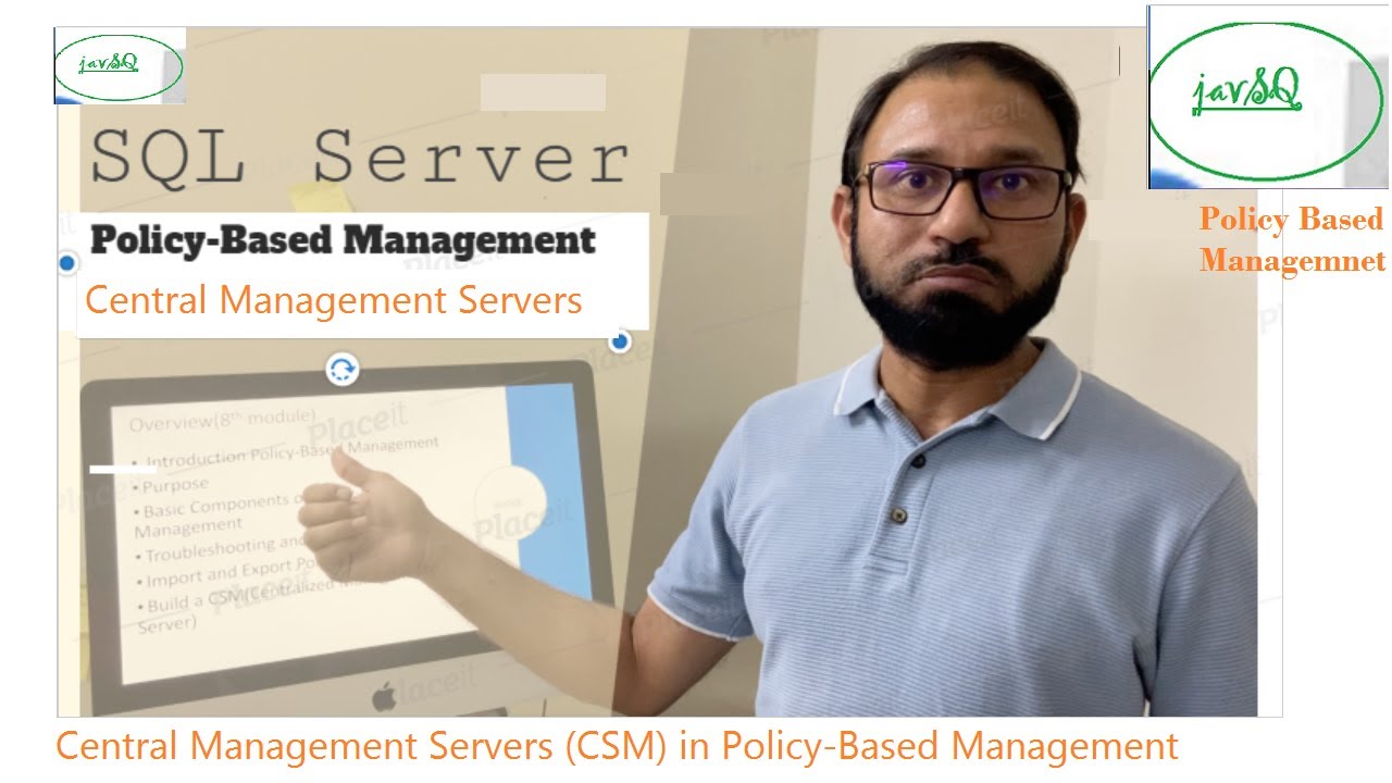 Central Management Servers(CMS) in SQL Server Policy-Based Management