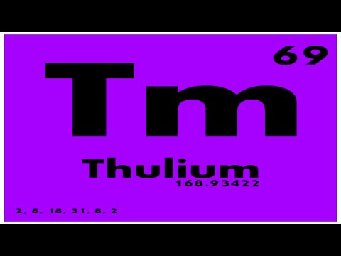 STUDY GUIDE: 69 Thulium | Periodic Table of Elements