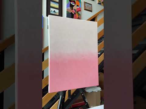 How I blend with acrylic paint ???? #shorts #acrylicpainting #art #painting #artist