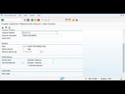 SAP SD / S4 HANA CMIR
