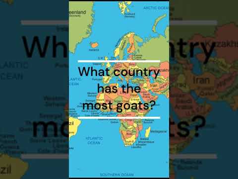 What country has the most goats?
