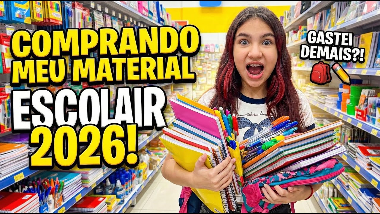 Buying my school supplies 2026