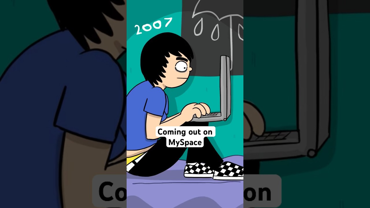 Yeh they really are my old MySpace pix. 📸 #trans #animation #ftm #emo #y2k #fyp #shorts #comics