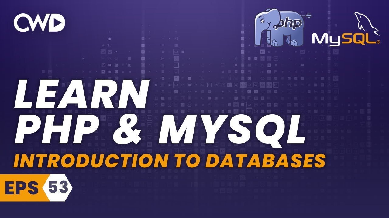 Introduction to databases | PHP for beginners | Learn PHP | PHP Programming | Learn PHP in 2020