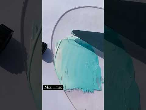 Color mixing Part 20 Pastel blue๐#art #drawing #colourmixing #colours #shorts #aesthetic #satisfying