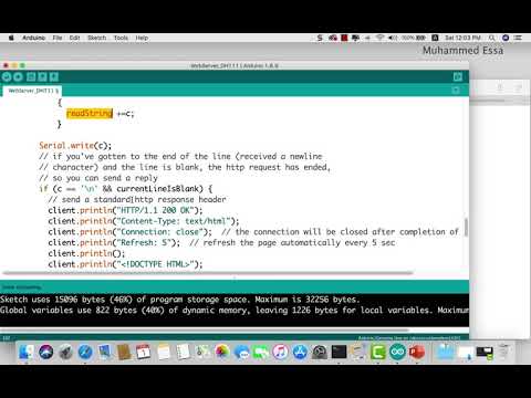 شرح 29 Arduino web server control LEDs diode معتمد - منصة معارف