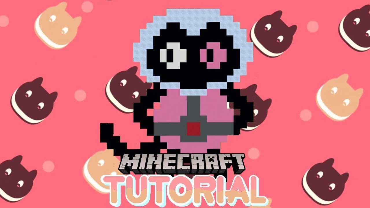 Minecraft Steven Universe Cookie Cat Pixel Art Building Tutorial