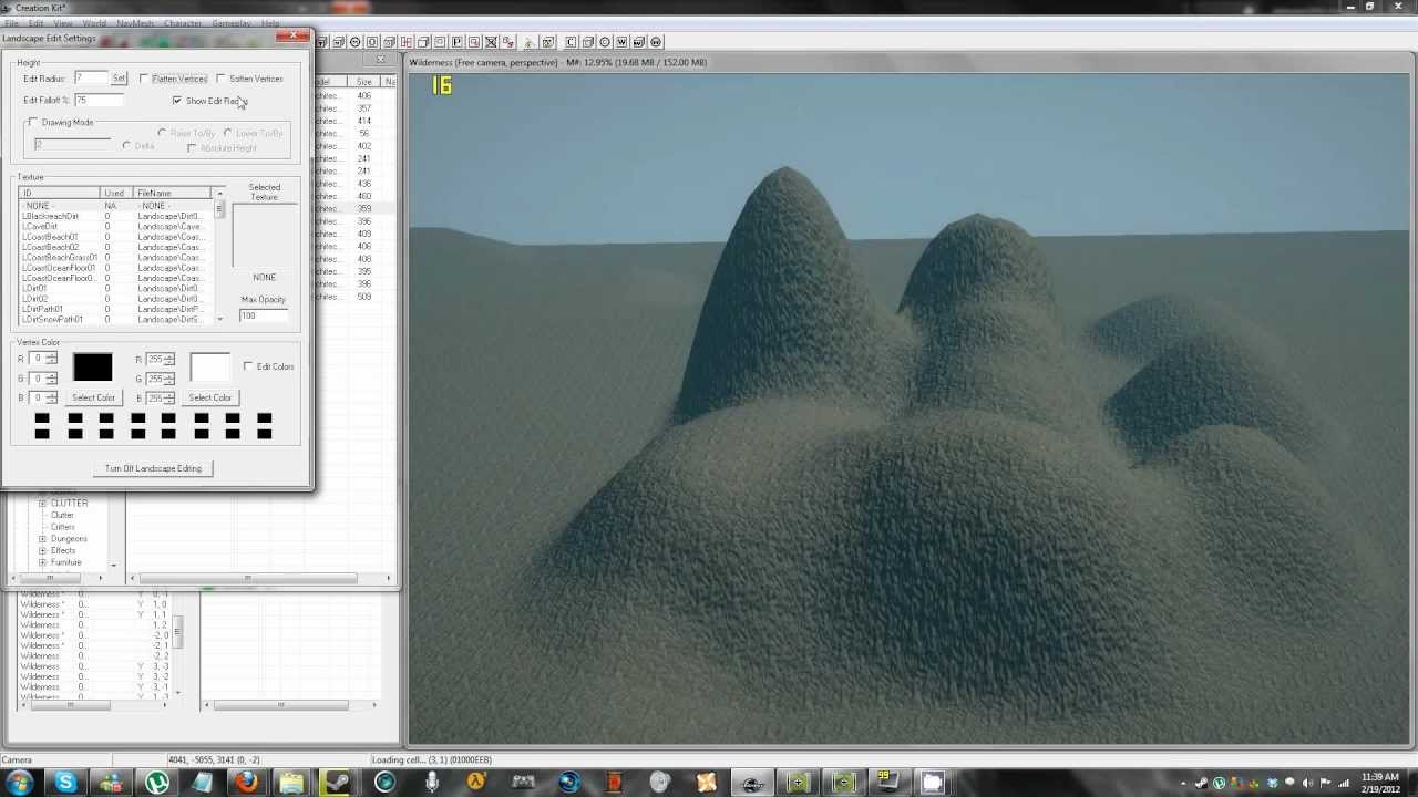 Skyrim Creation Kit - how to fix height map bug tutorial
