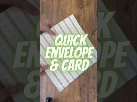 How to Make an Envelope and Card Cheap