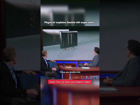 Physicist Brian Greene explains the Double-slit experiment #physics