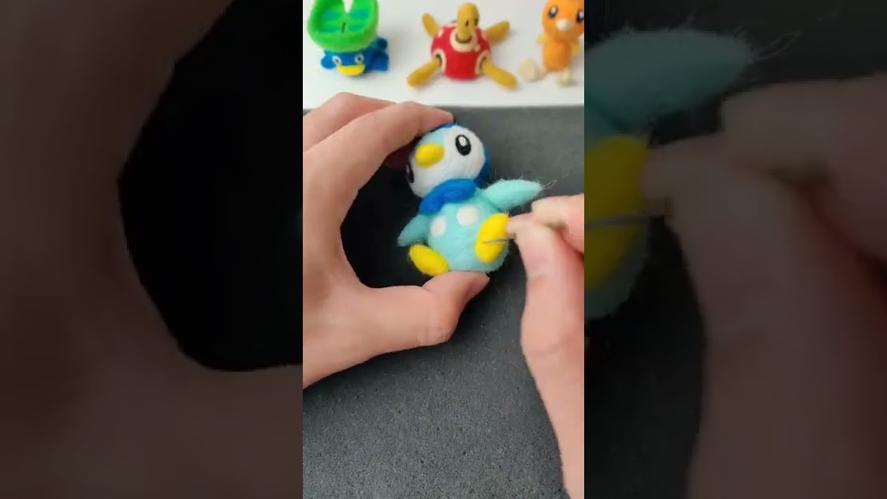 Piplup Pokemon Satisfying Art 🐧#shorts