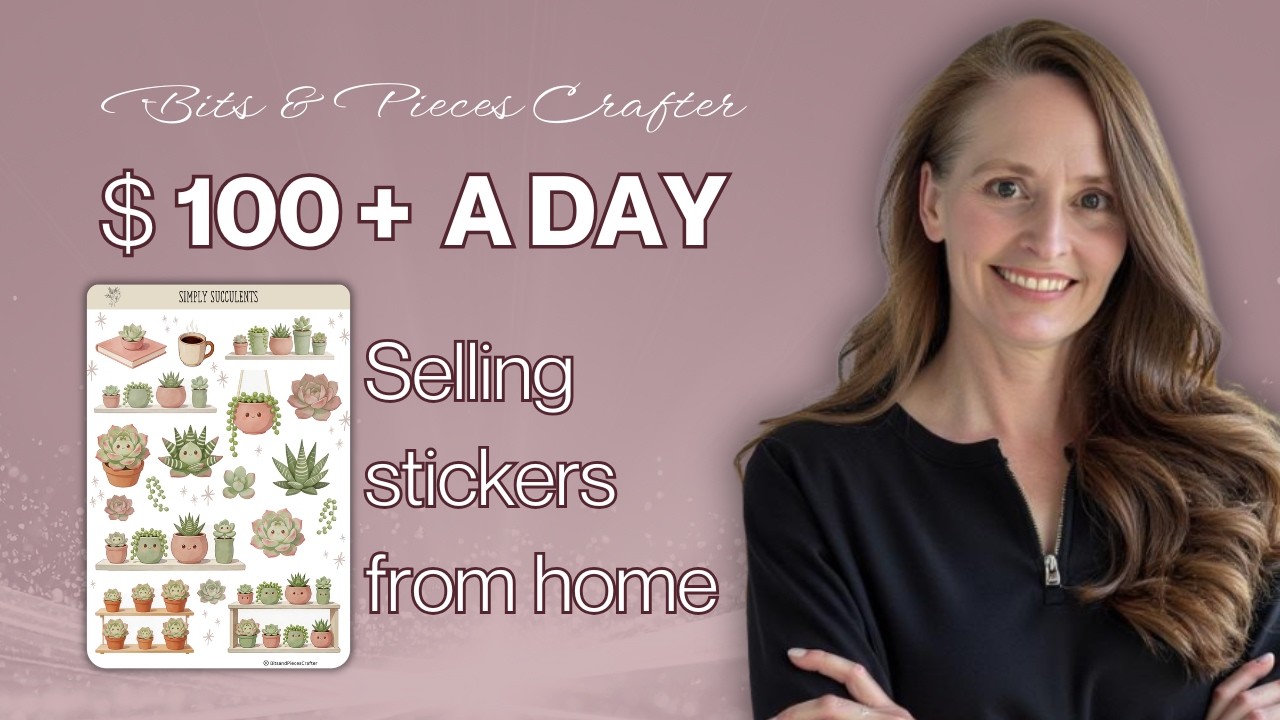 How I Make $100+ a Day Selling Stickers on Etsy (Full Walkthrough)