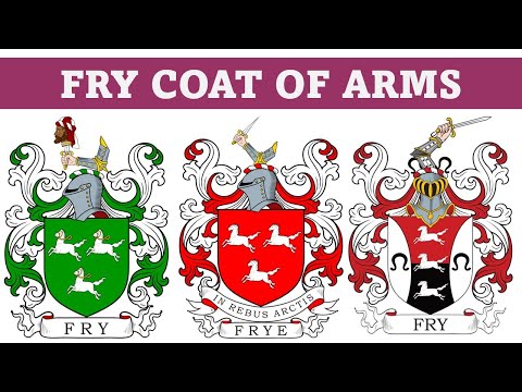 Fry Coat of Arms & Family Crest - Symbols, Bearers, History