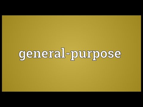 General-purpose Meaning