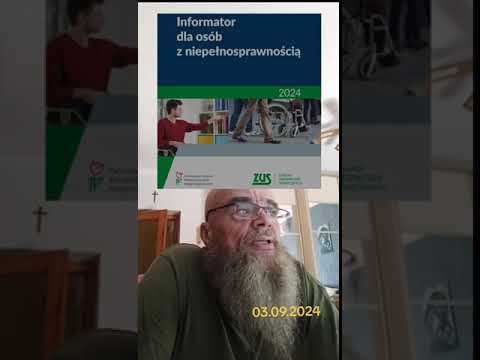 INFORMATOR 2024dla OzN (i nie tylko) przygotowany przez PFRON i ZUS.