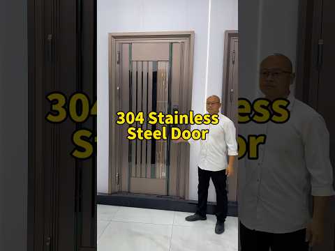 304 Stainless Steel Security Entrance Door#doors #factory #foryou #steeldoor #manufacturer #fyp