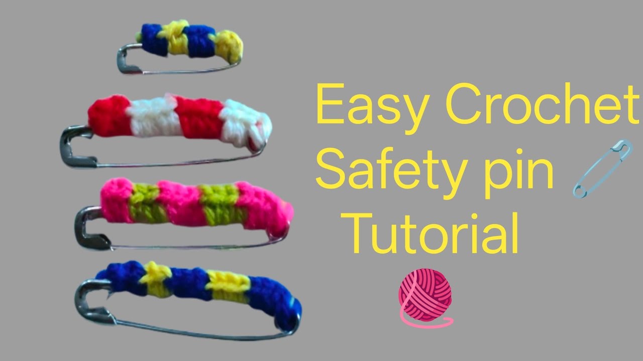 How To Make Easy Crochet Pin 🧷🧶 |Easy Tutorial For Beginners 💯