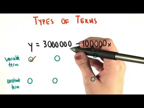 Variable or Constant - College Algebra