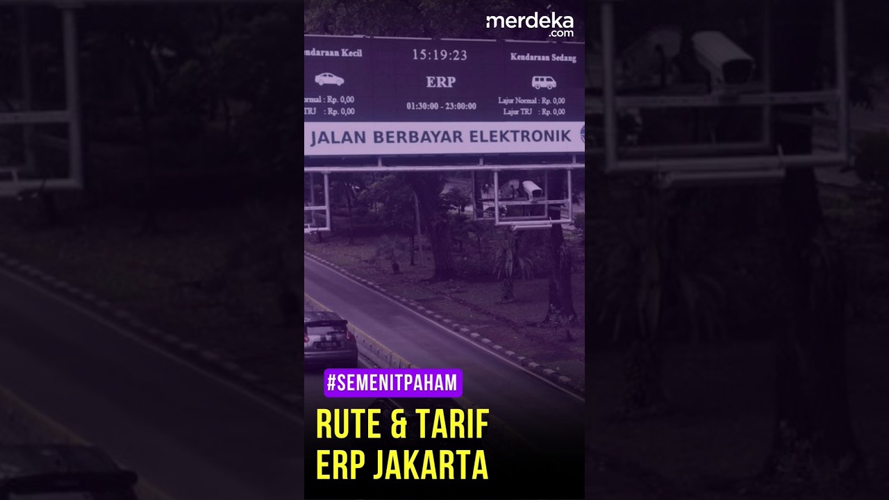 Rute dan Tarif ERP Jakarta #merdekadotcom #dkijakarta #erp