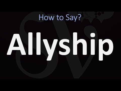 How to Pronounce Allyship? (CORRECTLY)