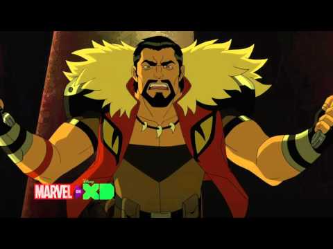 EXCLUSIVE: Kraven Attacks Spidey and Scarlet Spider in "Ultimate Spider-Man" Clip