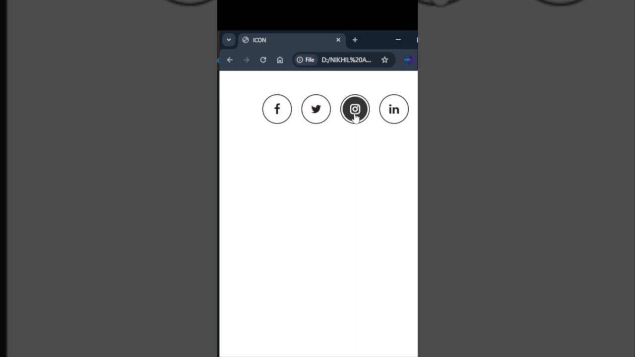 HOVER ICON HTML CSS NO JS #html #css #js #coding #code#codes #codeshorts #htmlcssjavascript #htmlcss