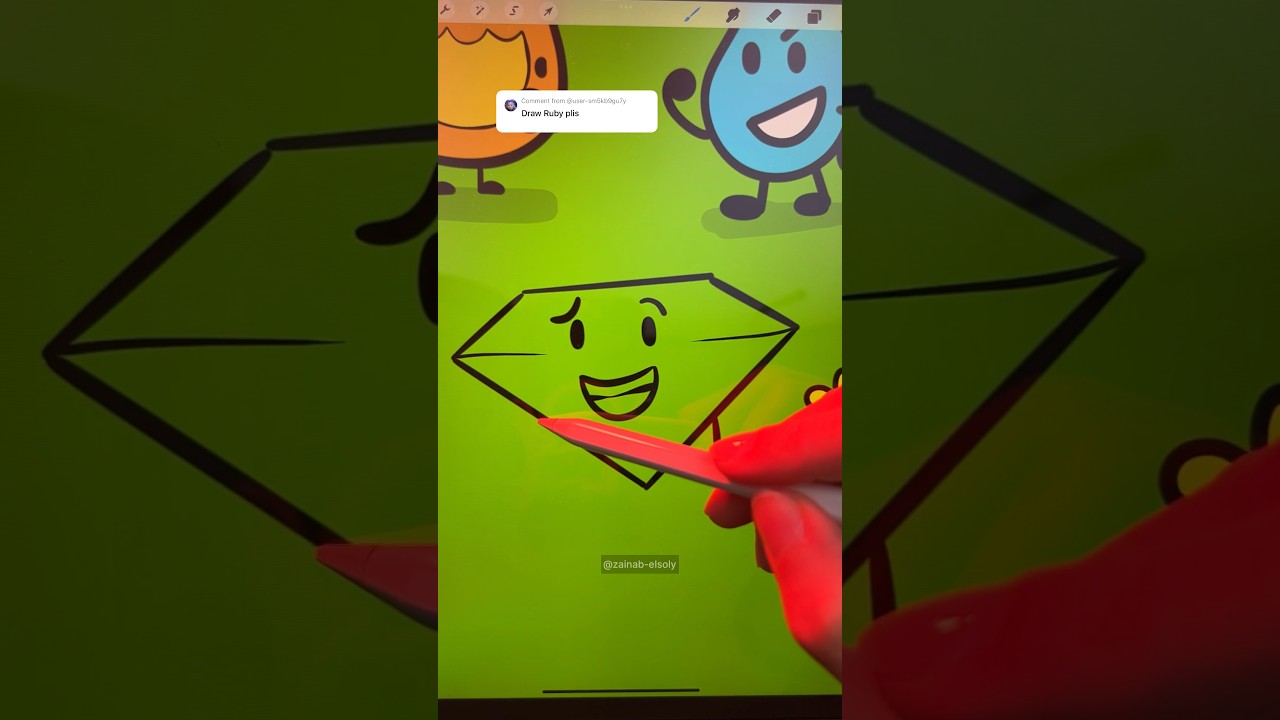 Ruby - Drawing BFDI Characters