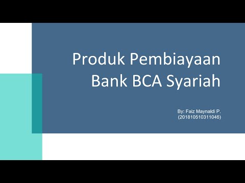 Produk Pembiayaan BCA Syariah