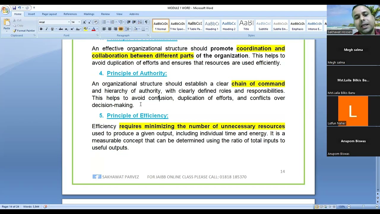 OM: Class 2 Module 1 and 5