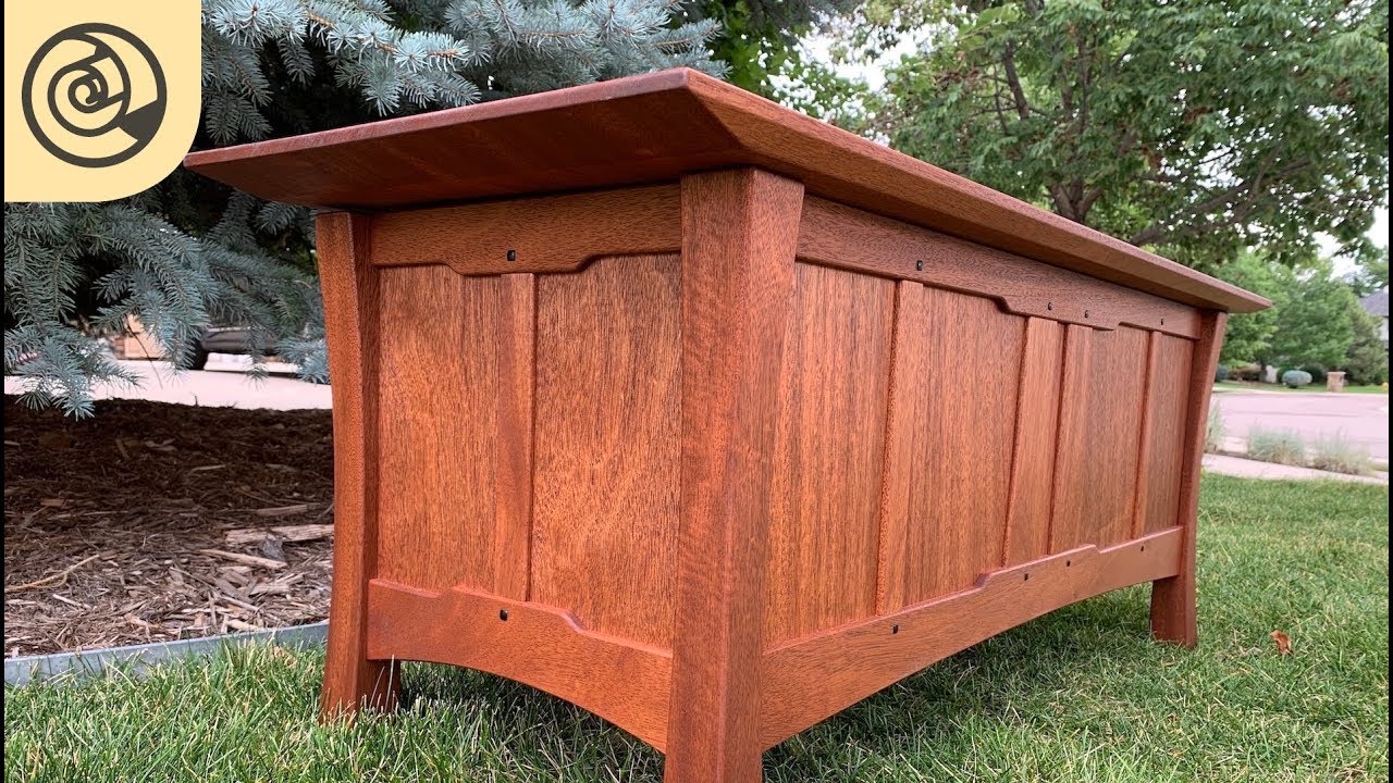 Greene & Greene Inspired Entry Bench w/ Storage