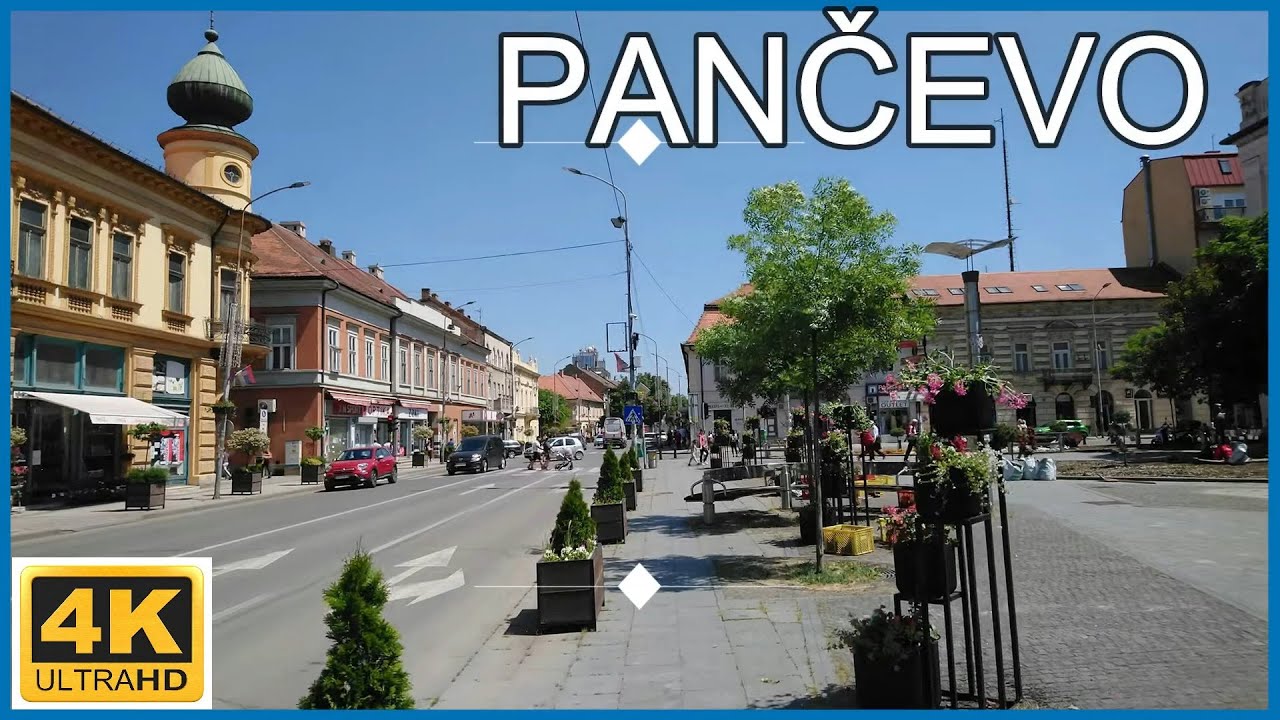 [4K] Pančevo - Serbia🇷🇸Walking Tour - City Centre