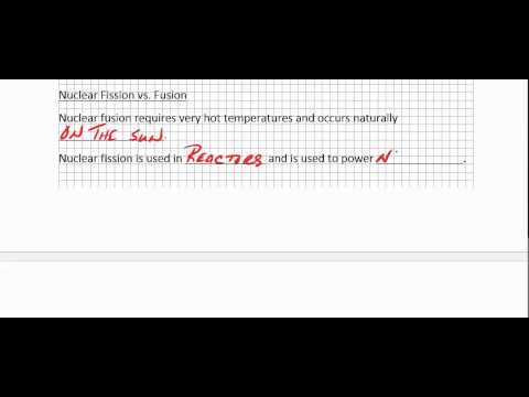 Nuclear Chemistry Worksheet #1