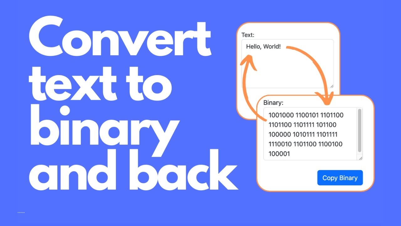 Text To Binary converter #text #binary #Text_to_binary_converter