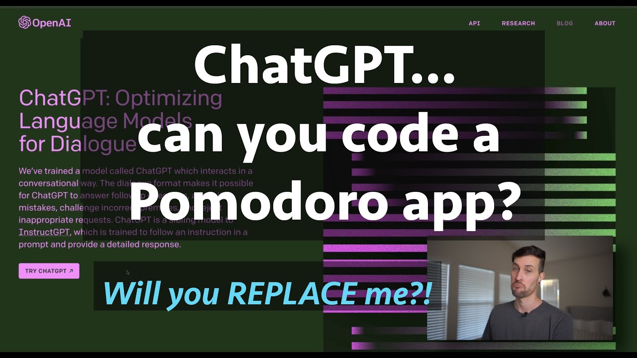 Can ChatGPT really code? Let's make a Pomodoro app in React