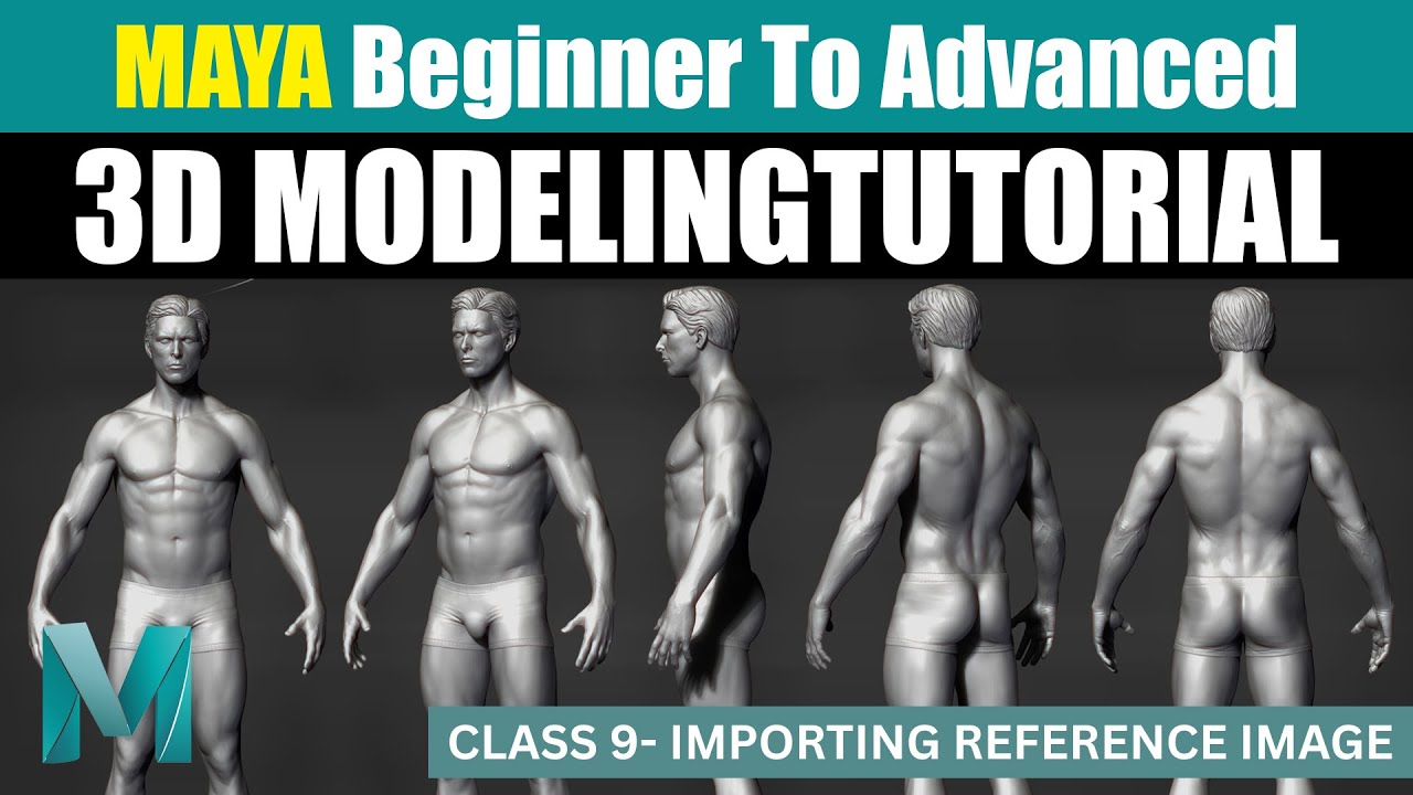 Importing Reference Image Maya Tutorial | Class 9 | 3d Modeling In Maya
